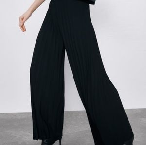 Zara | Pants & Jumpsuits | Zara Pleated Wide Leg Pants 9479 | Poshmark